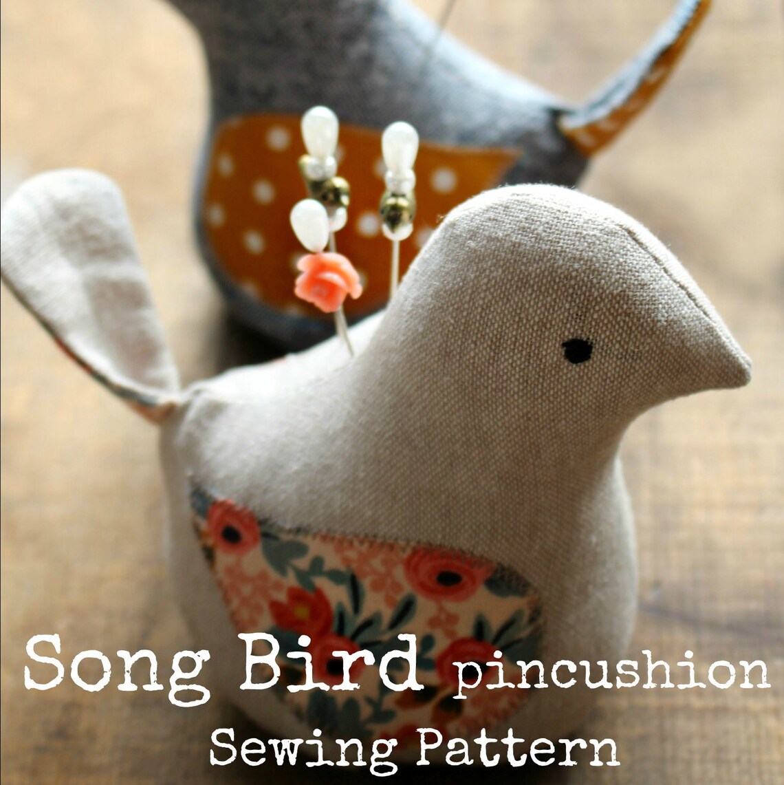 Sweet Song Bird Pincushion PDF Sewing Pattern | Etsy