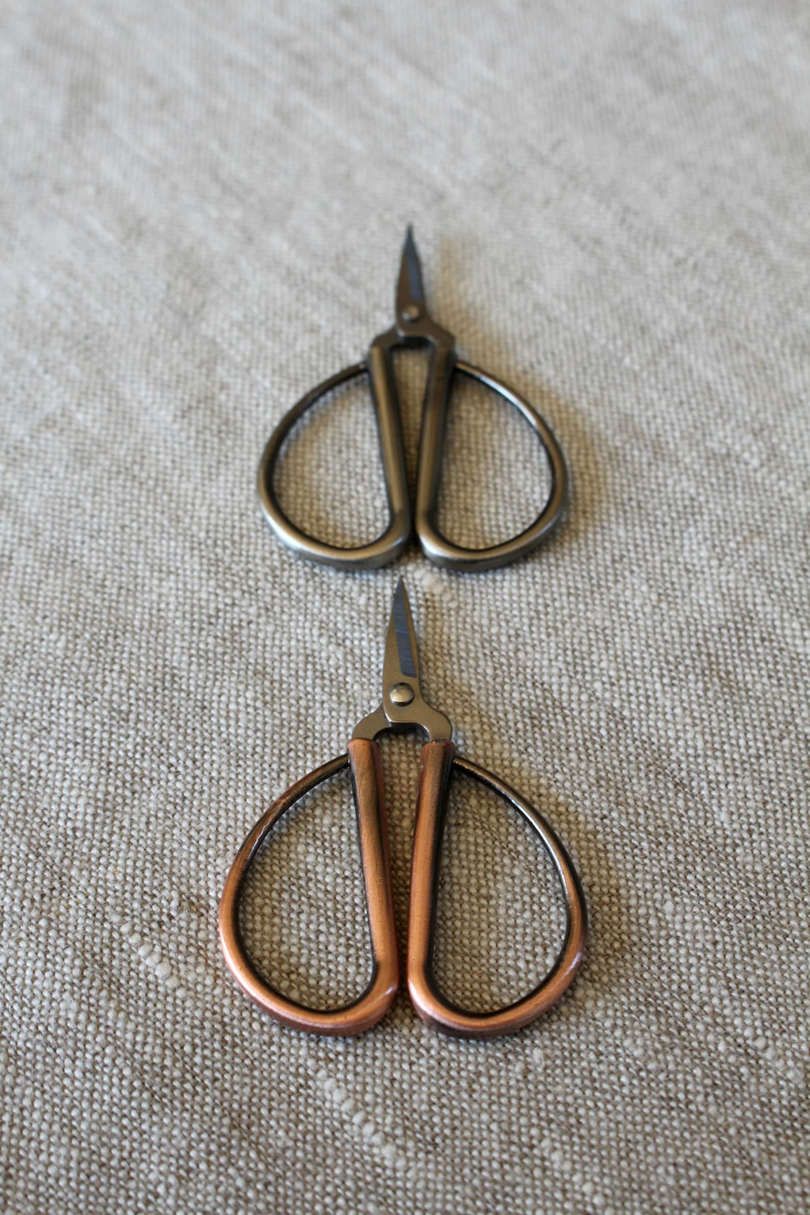 Mini Bonsai Snips Minimalist Thread Snips in Antique Copper - Etsy