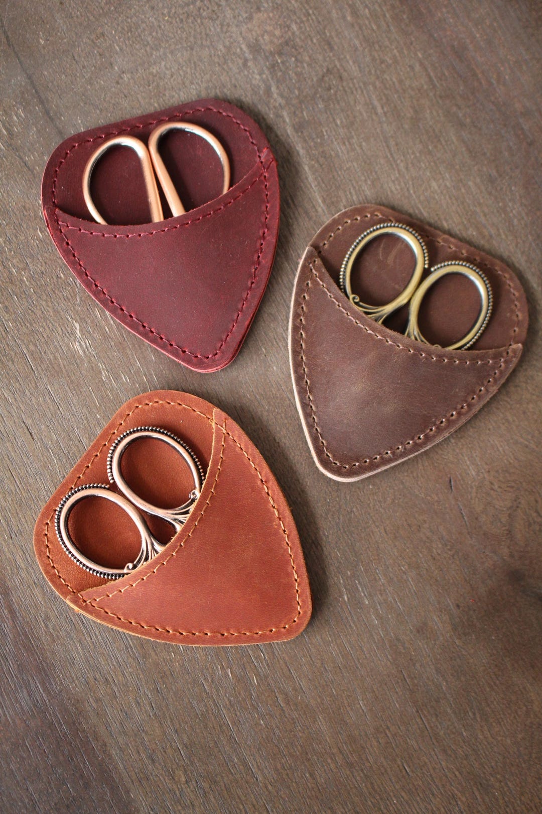 Mini Leather Scissor Keeper • Mini Scissor Protector Accessory • Gift ...