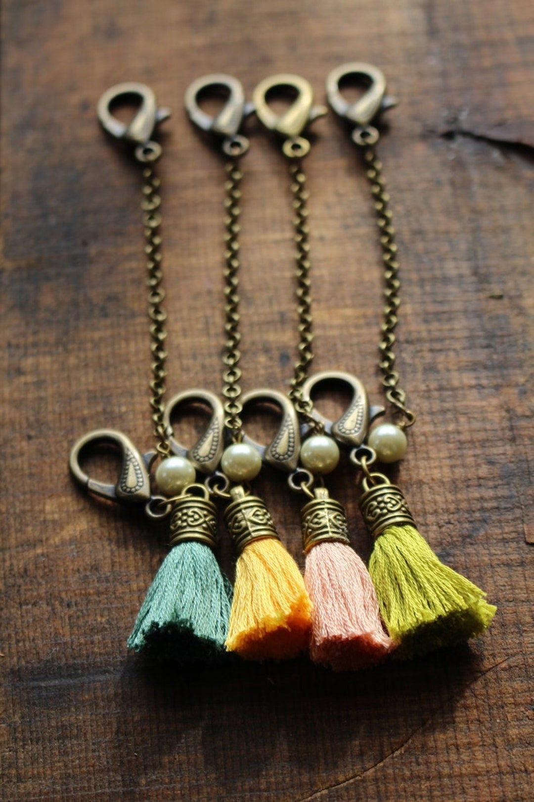 Tasseled Scissor Chain • Handmade Embroidery Accessory • Quirky Gift ...