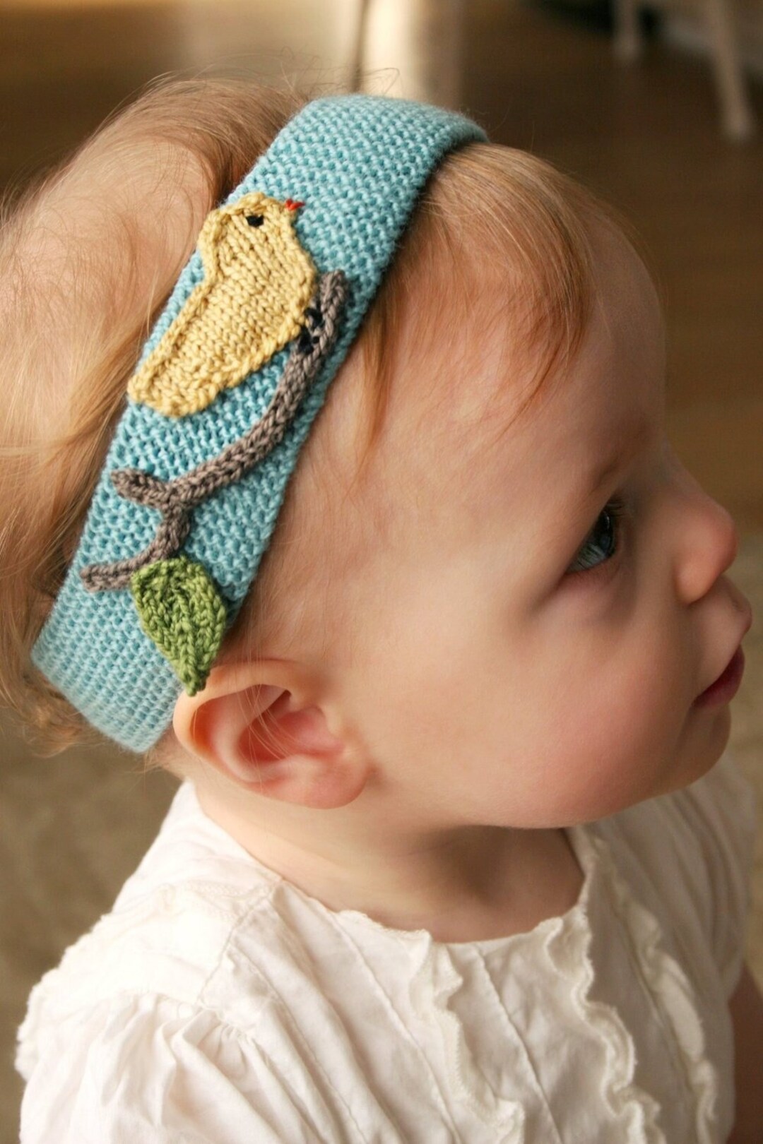 Baby Knit Headband Pattern • the Birds Headband Knitting Pattern PDF ...