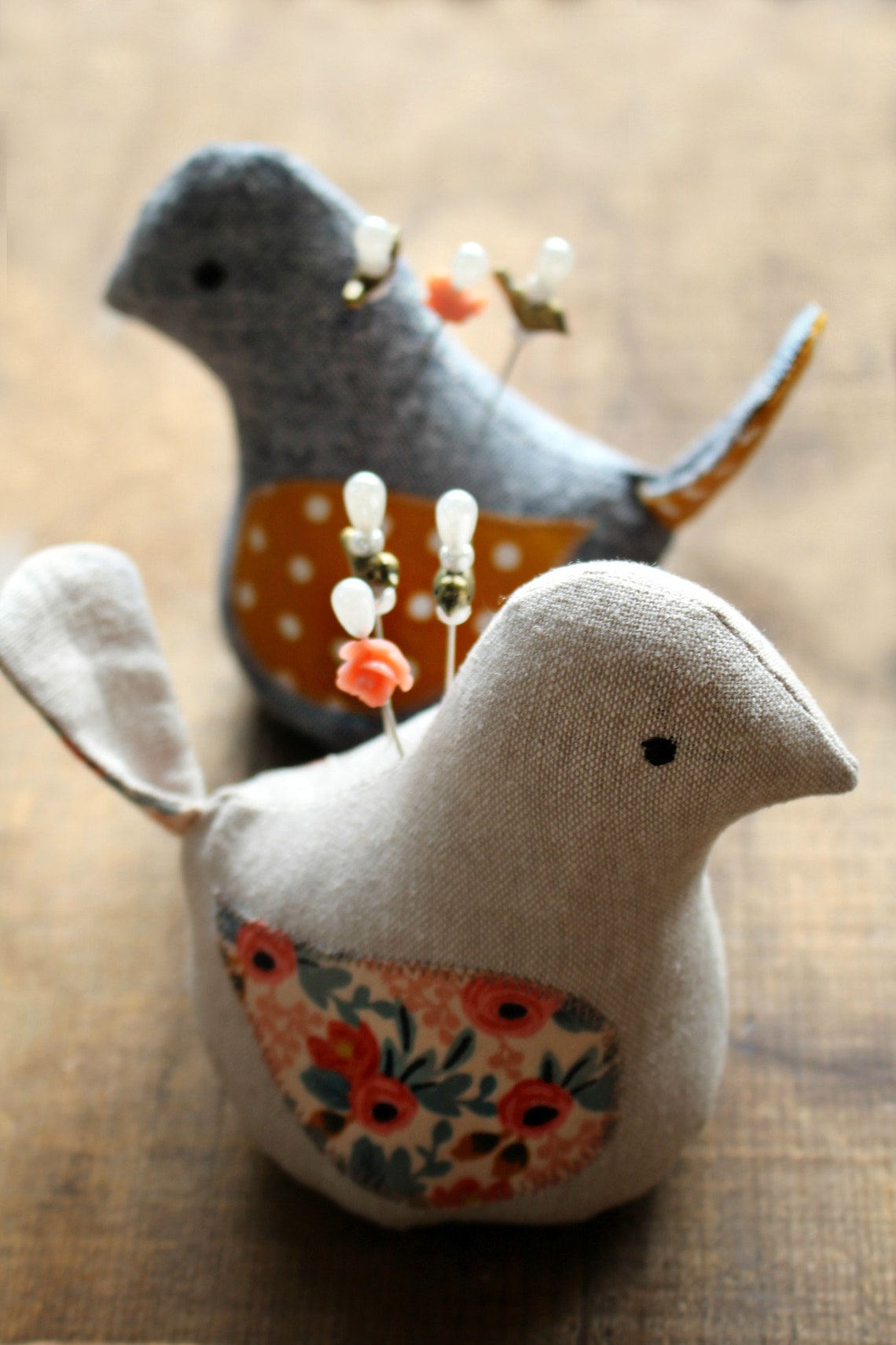 Sweet Song Bird Pincushion PDF Sewing Pattern | Etsy