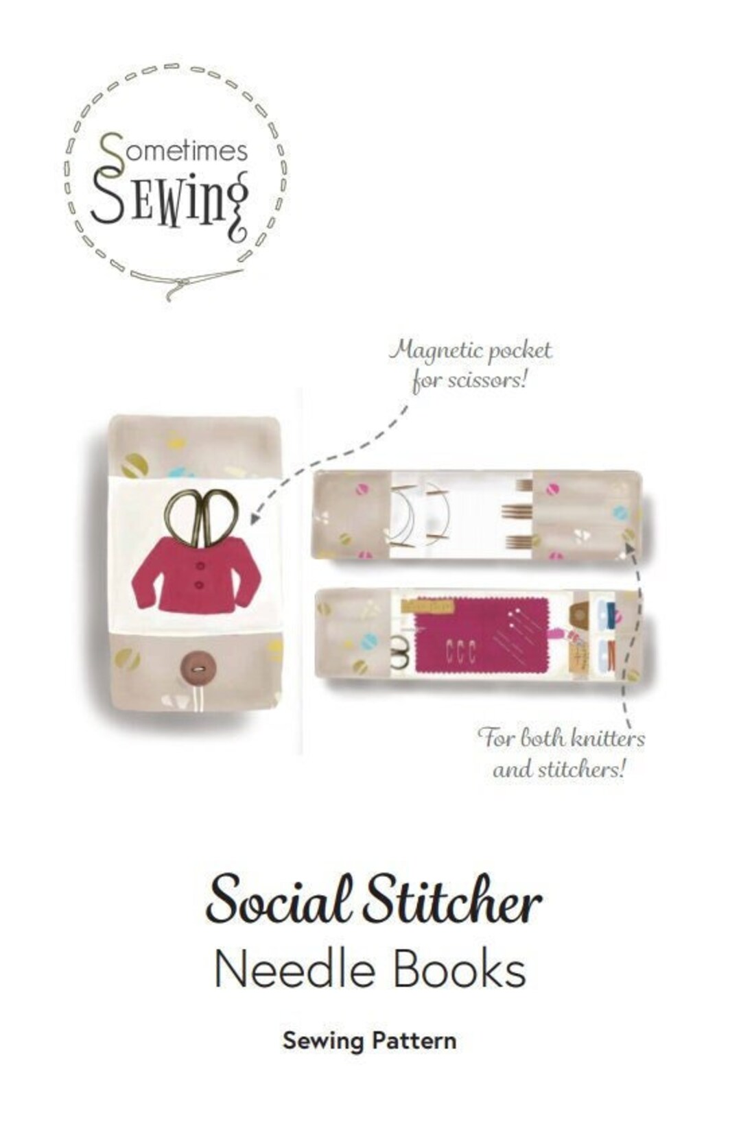 Needle Book Pattern • Sewists & Knitters Needle Book PDF Sewing Pattern ...