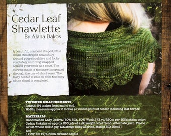 Shawlette Pattern - Etsy
