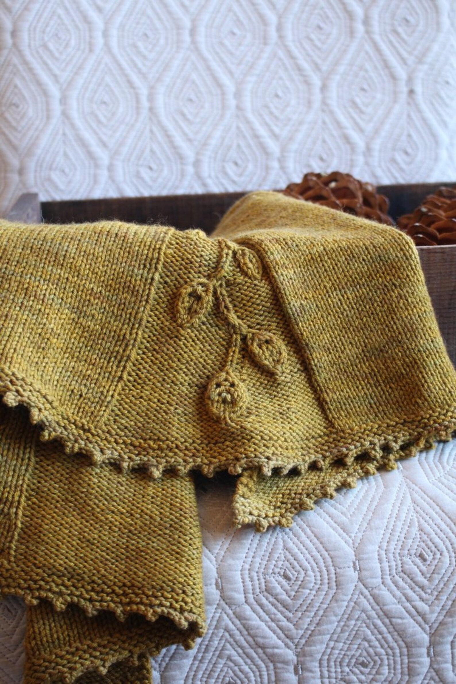 Leafy Capelet Knitting Pattern Trailing Ivy Knitting Pattern PDF ...