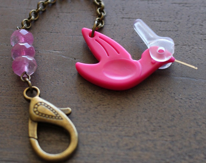 Hummingbird Needle Threader Scissor Chain • Handcrafted Sewing ...