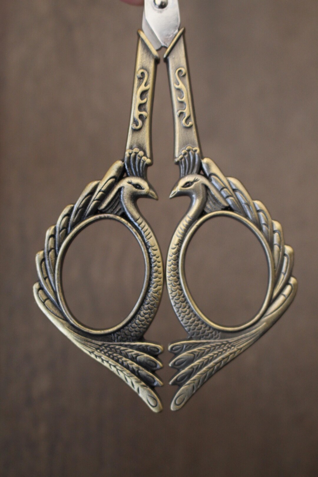 Peacock Embroidery Scissors • Vintage Style Bird Quilting Scissors in ...