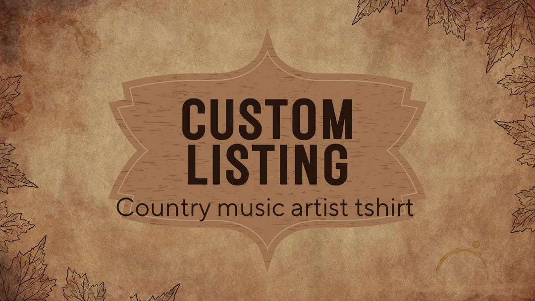 Custom Listing Country Music Song Title Tshirt - Etsy