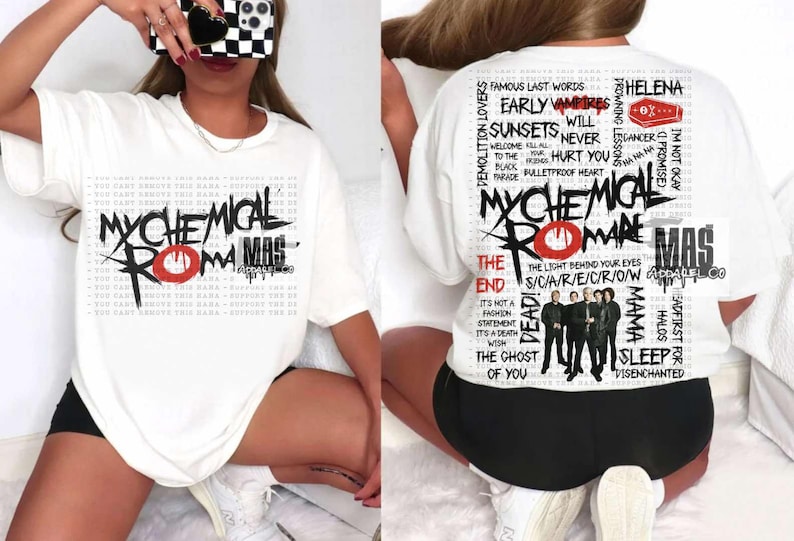 My Chemical Romance Shirt MCR Shirt Top Gift - Etsy