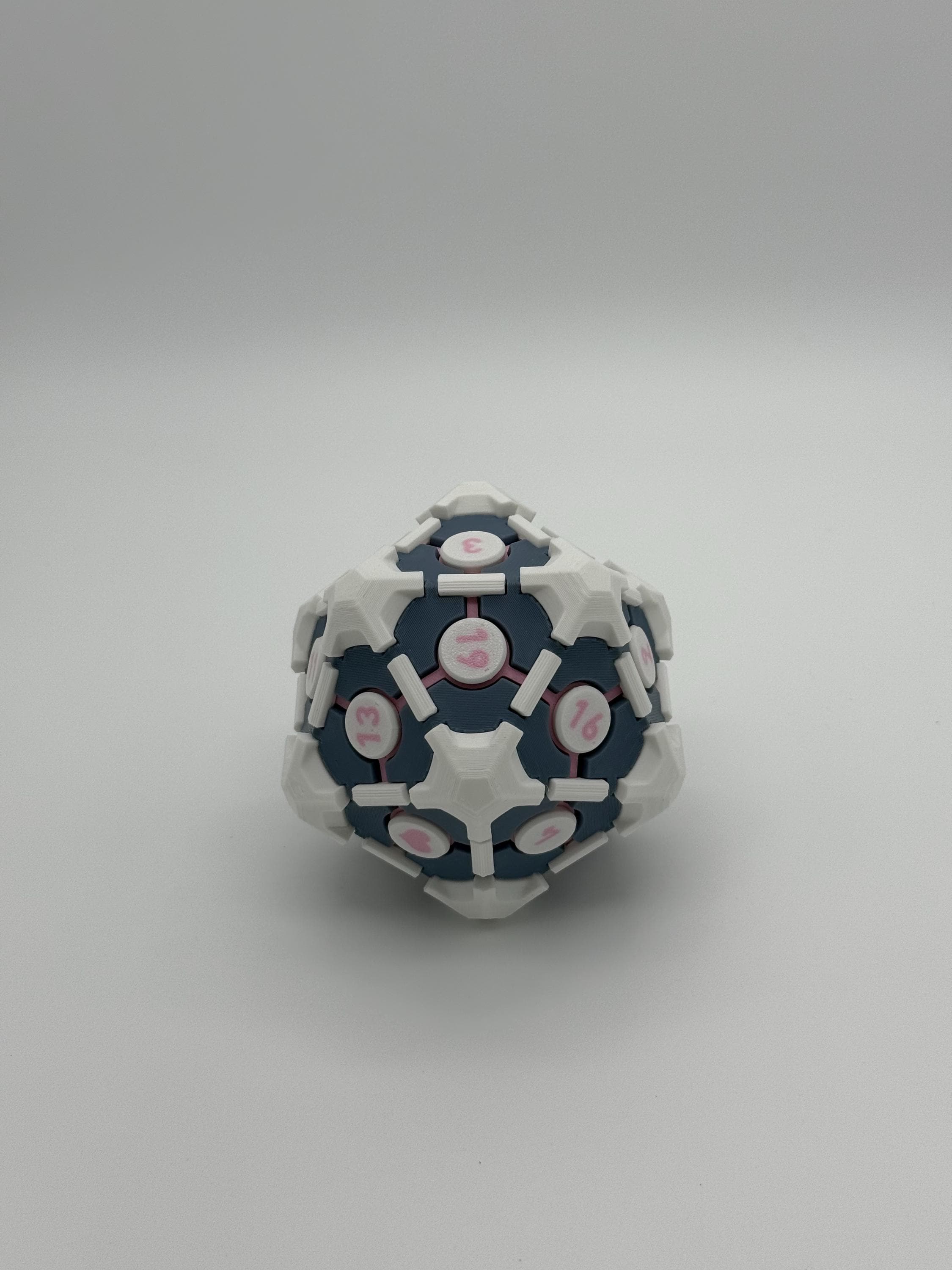 Portal Companion Cube 3D Printed Decorative D20 - Etsy