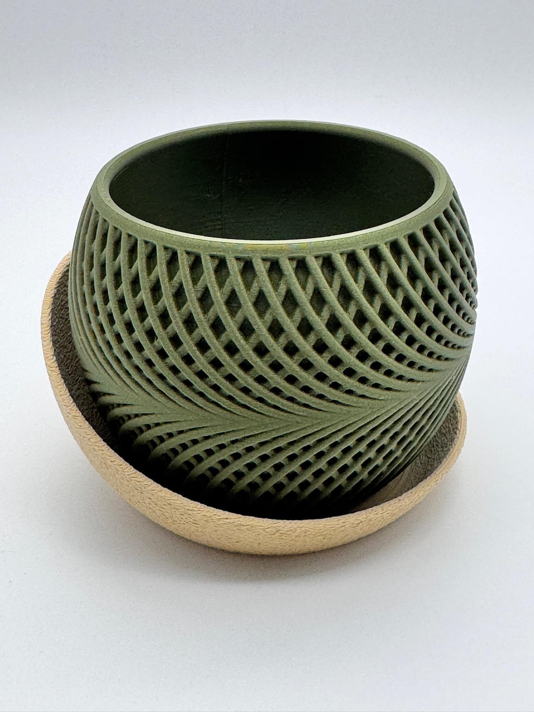 Modern Planter With Saucer | Indoor Plant Pot | Minimalist Decor ...