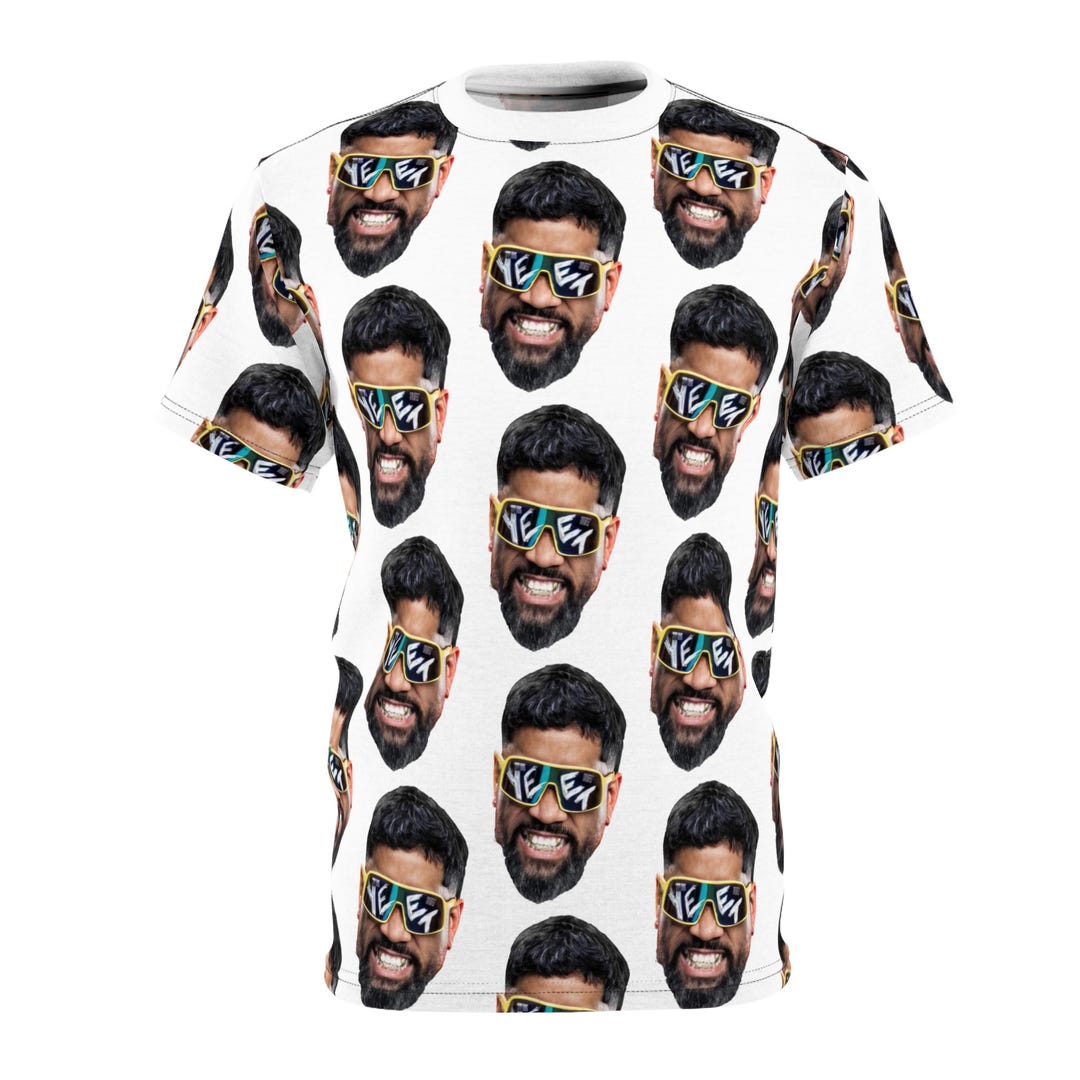 Jey Uso WWE YEET Wrestling Face Pattern Unisex Cut & Sew Graphic Tee - Etsy