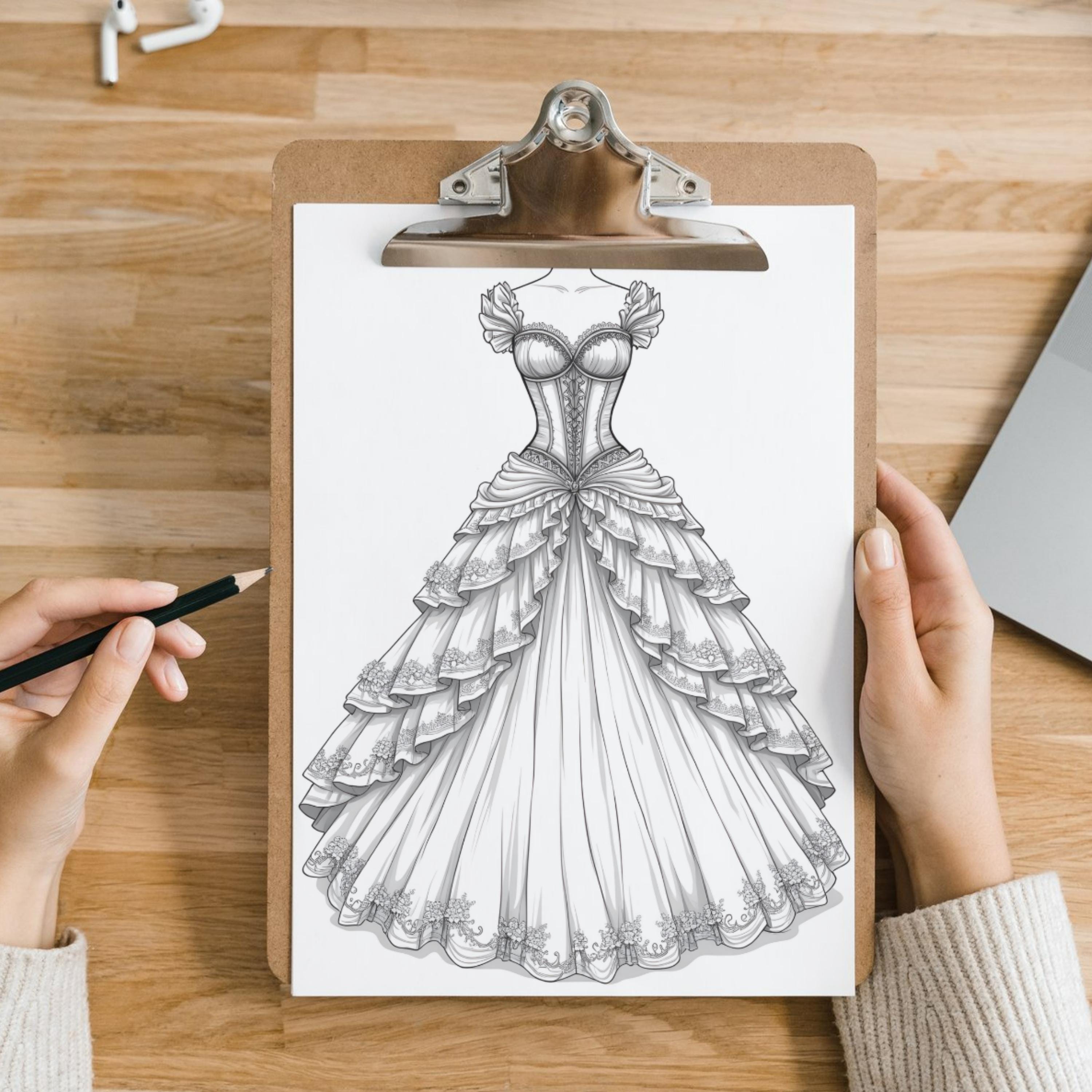 Princess Dress Drawing
