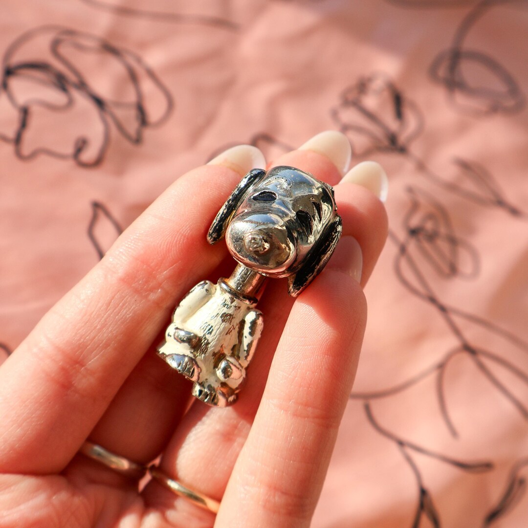 Vintage 1960s Peanuts Snoopy Pin, U.F.S. Costume Jewelry Brooch ...