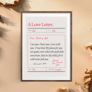 A Love Letter From God - Etsy