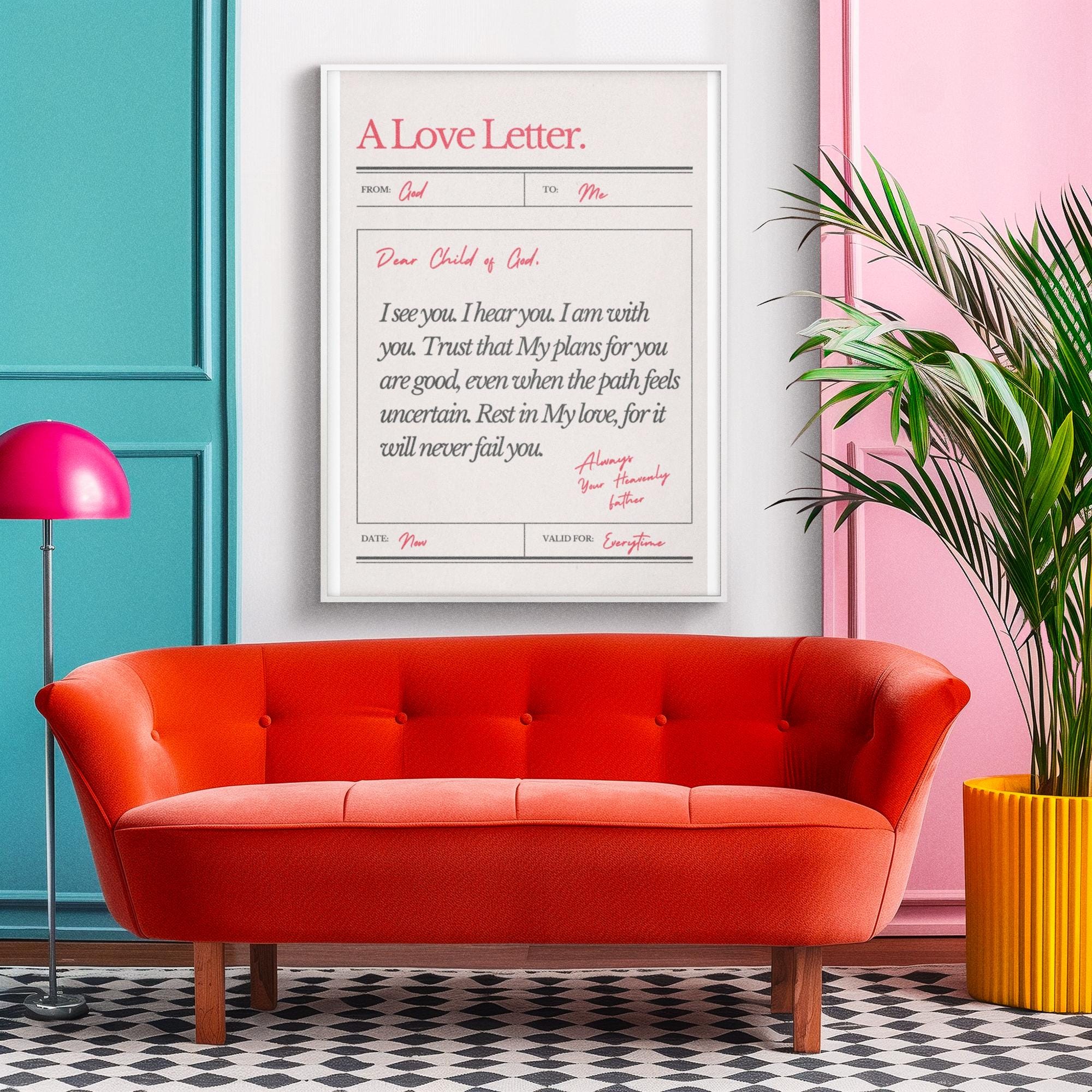 A Love Letter From God - Etsy
