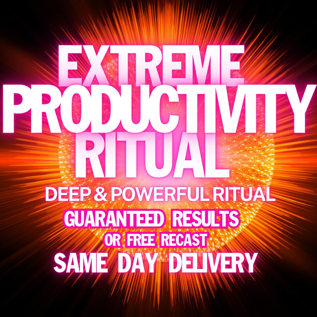 Spell for Productivity, Focus Spell Ritual, Determination Spell, Self ...