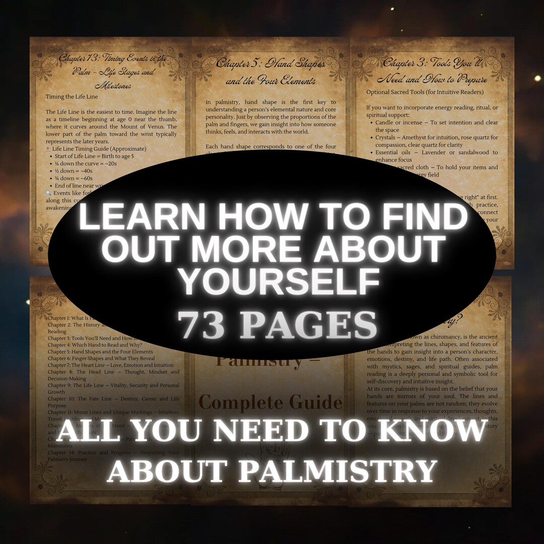 Accurate Palm Interpretation | Basic Guide | Palmistry Book of Shadows ...