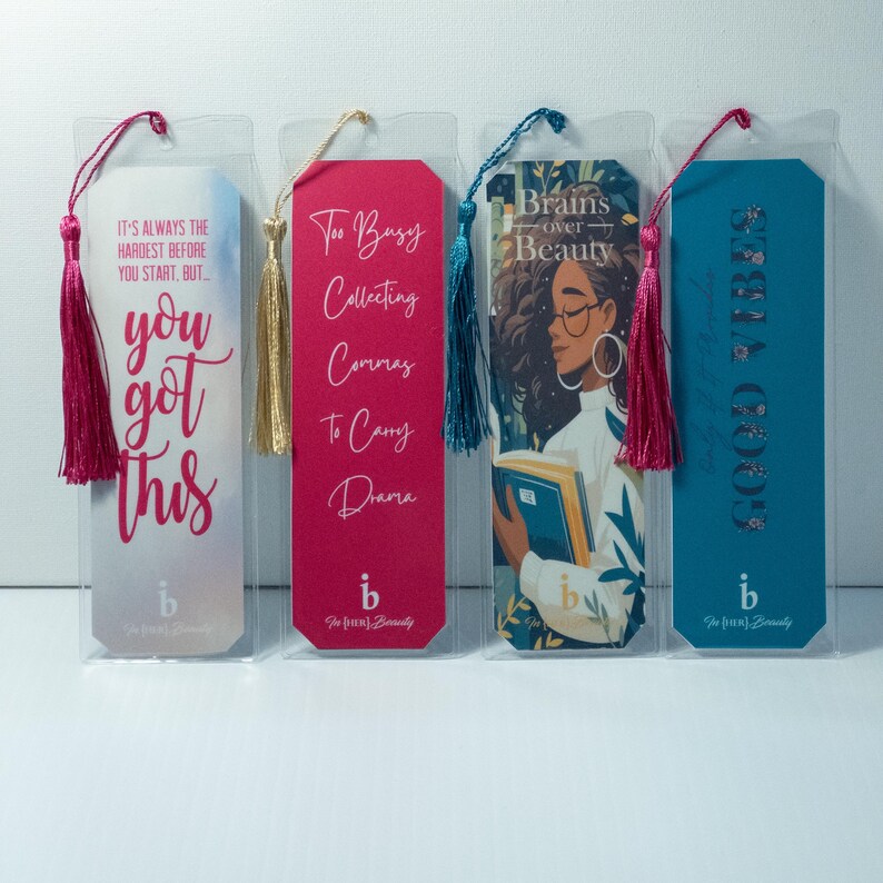 Motivational Laminated Bookmark | Gift for Book Lovers & Nerds ...