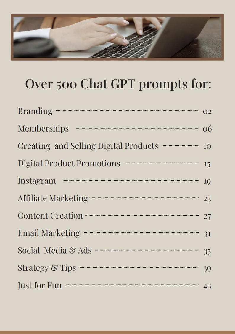 500 Plus -digital Marketing Chat GPT Prompts - Etsy UK