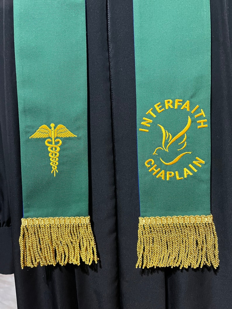 Handmade Interfaith Chaplain Stole, Hospital Clergy Visitation Stole - Etsy