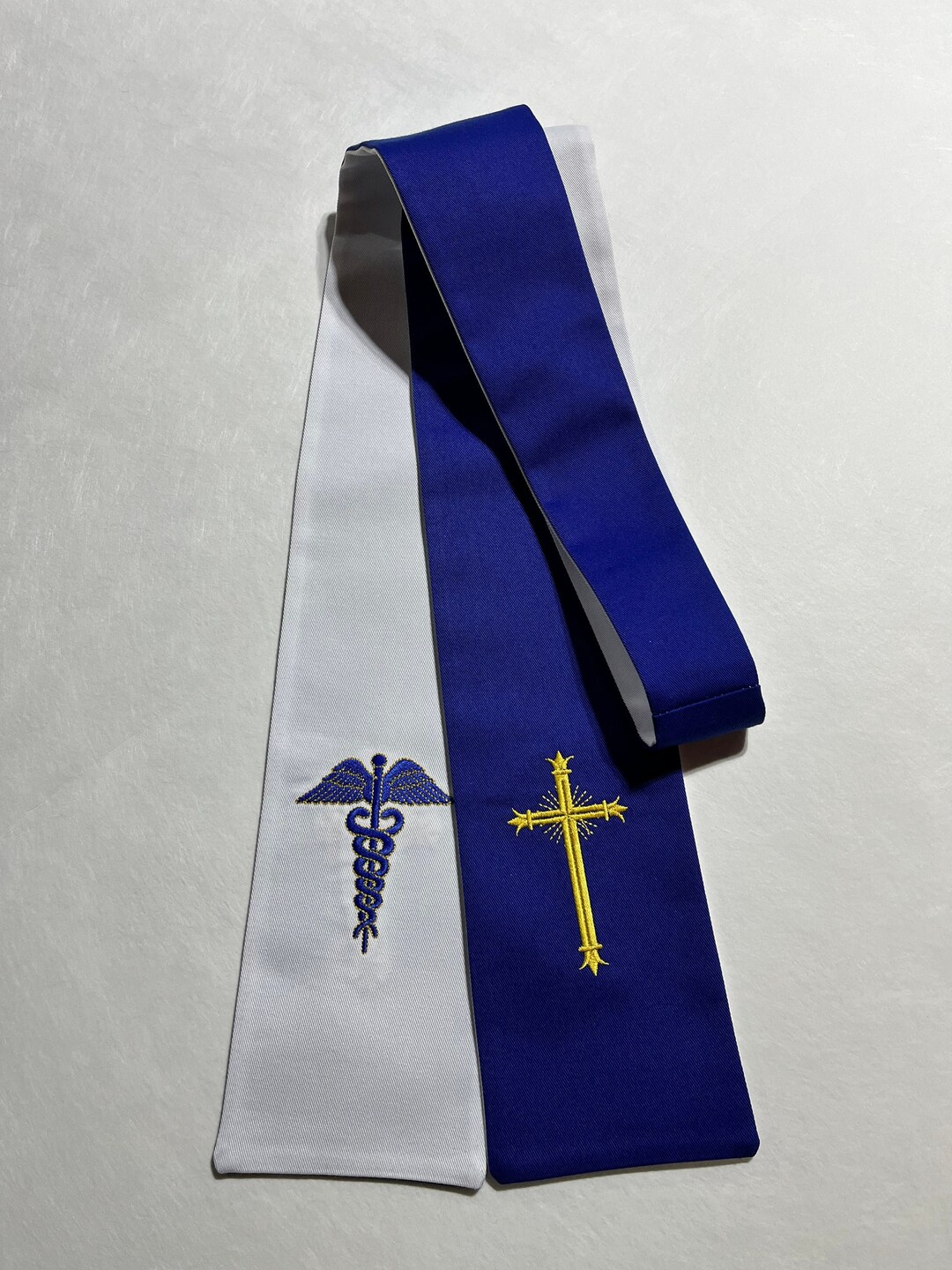 Reversible Clergy Visitation Stole, Pocket Visitation Chaplain Stole - Etsy