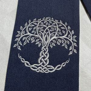 Officiant Stole With Deeply Rooted Tree of Life and Moon Phases With ...