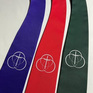 Global Methodist Clergy Stole: Embroidered Twill, Handmade - Etsy