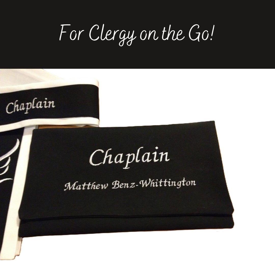 Personalized Clergy Stole Case: Visitation Stole Pouch - Etsy