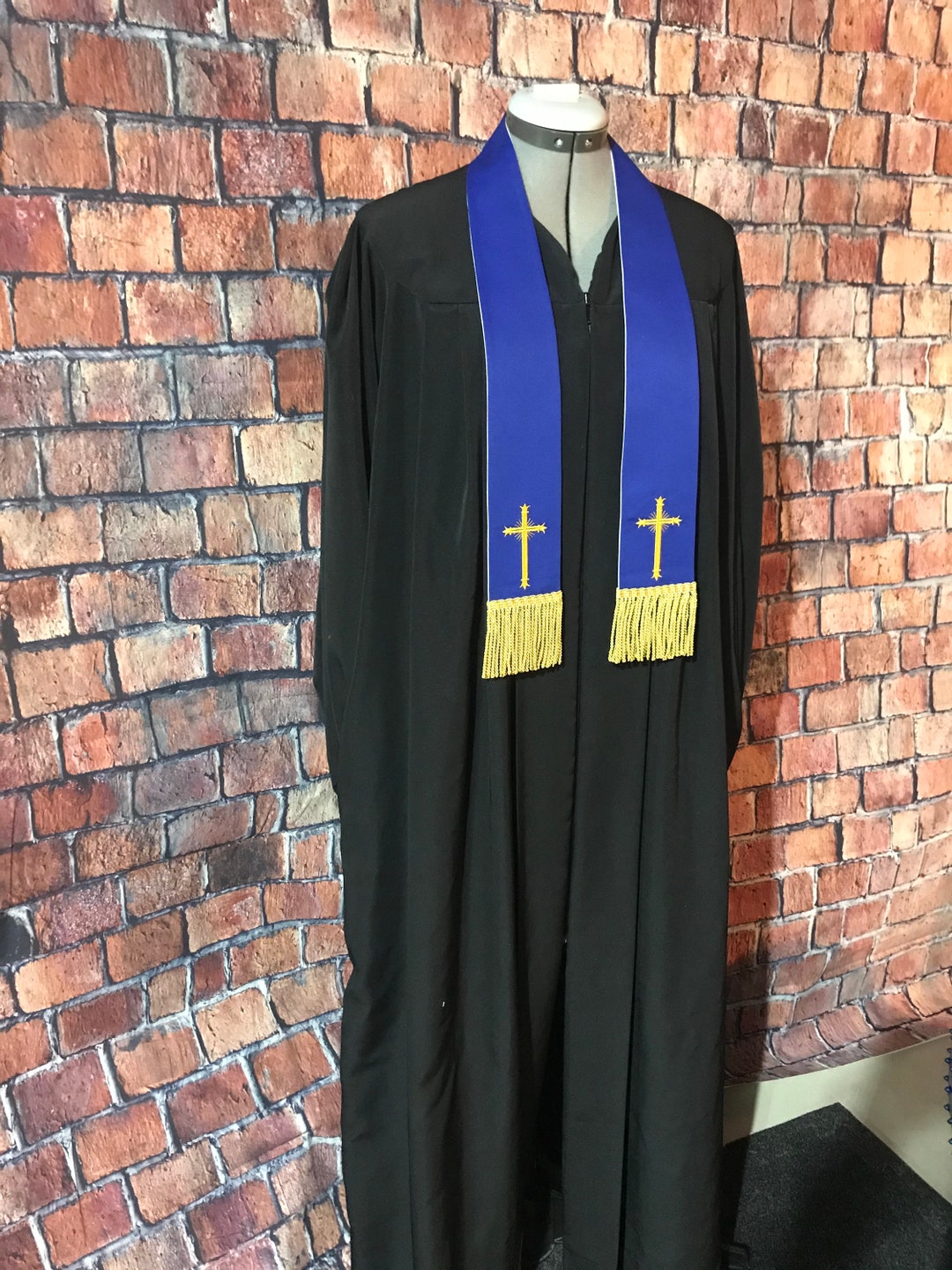 Portable Clergy Stole: Visitation Chaplain Pocket Stole - Etsy
