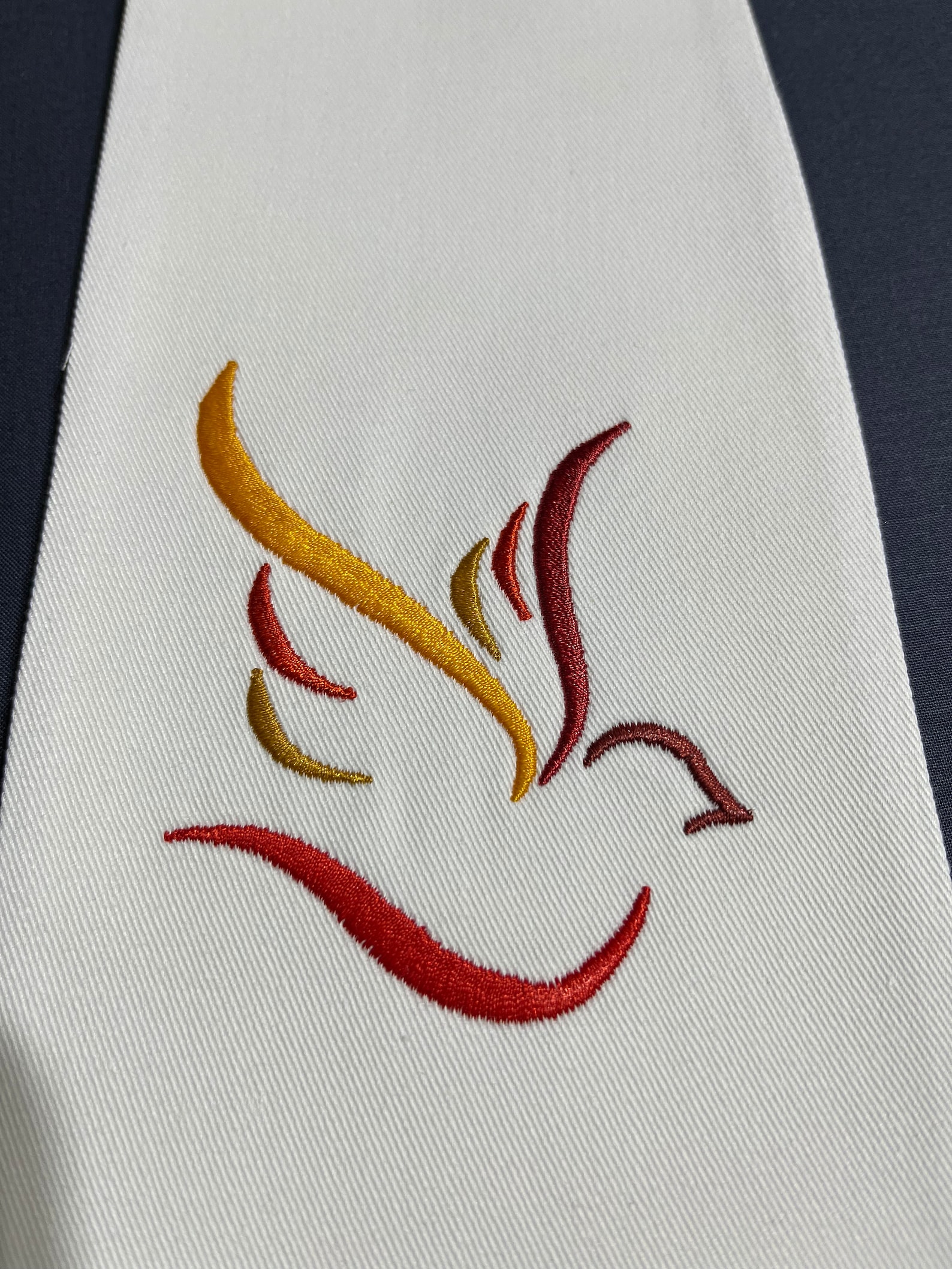 Fall Wedding Officiant Clergy Stole With Dove and Tree of Love - Etsy