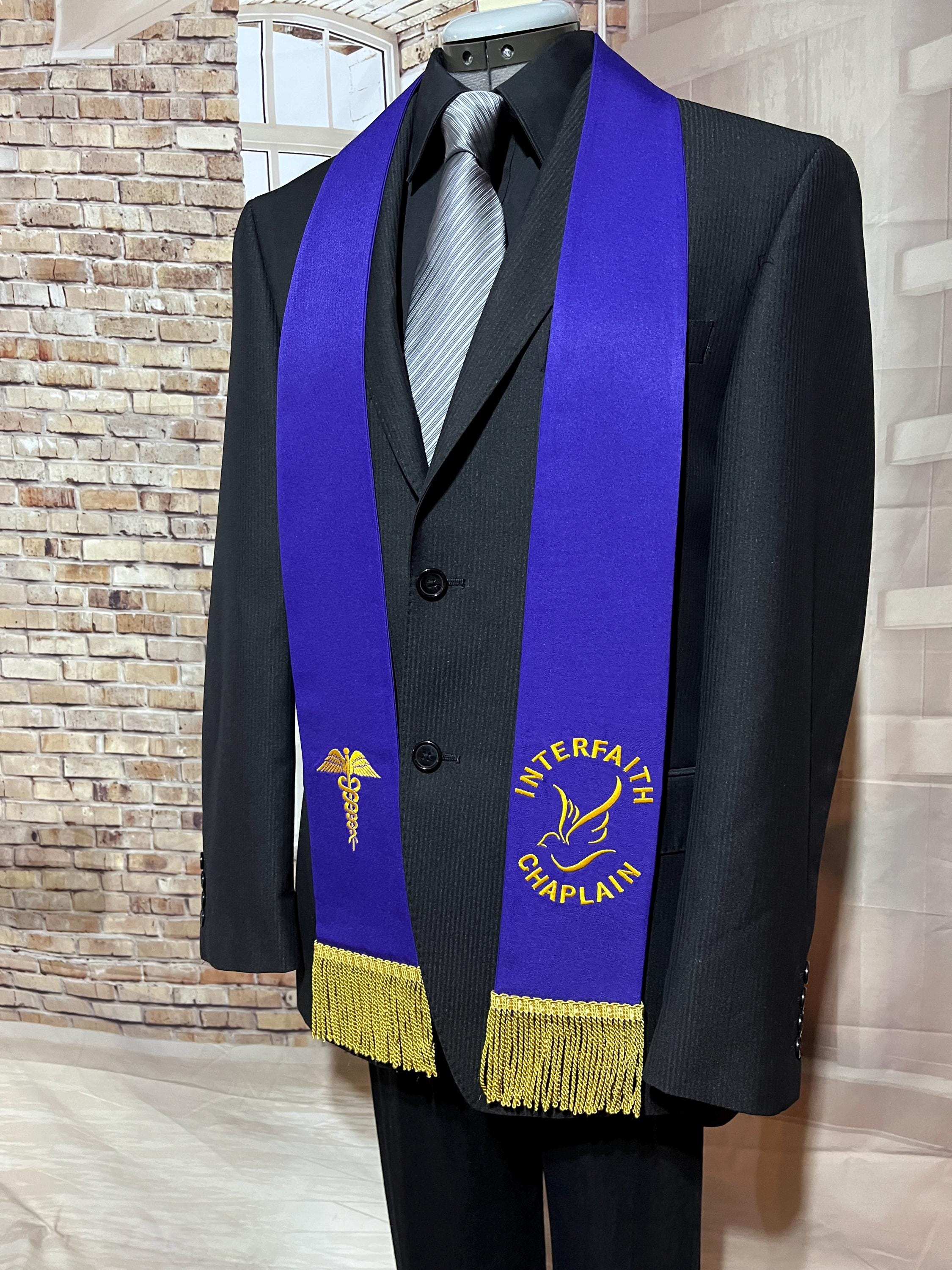 Handmade Interfaith Chaplain Stole, Hospital Clergy Visitation Stole - Etsy