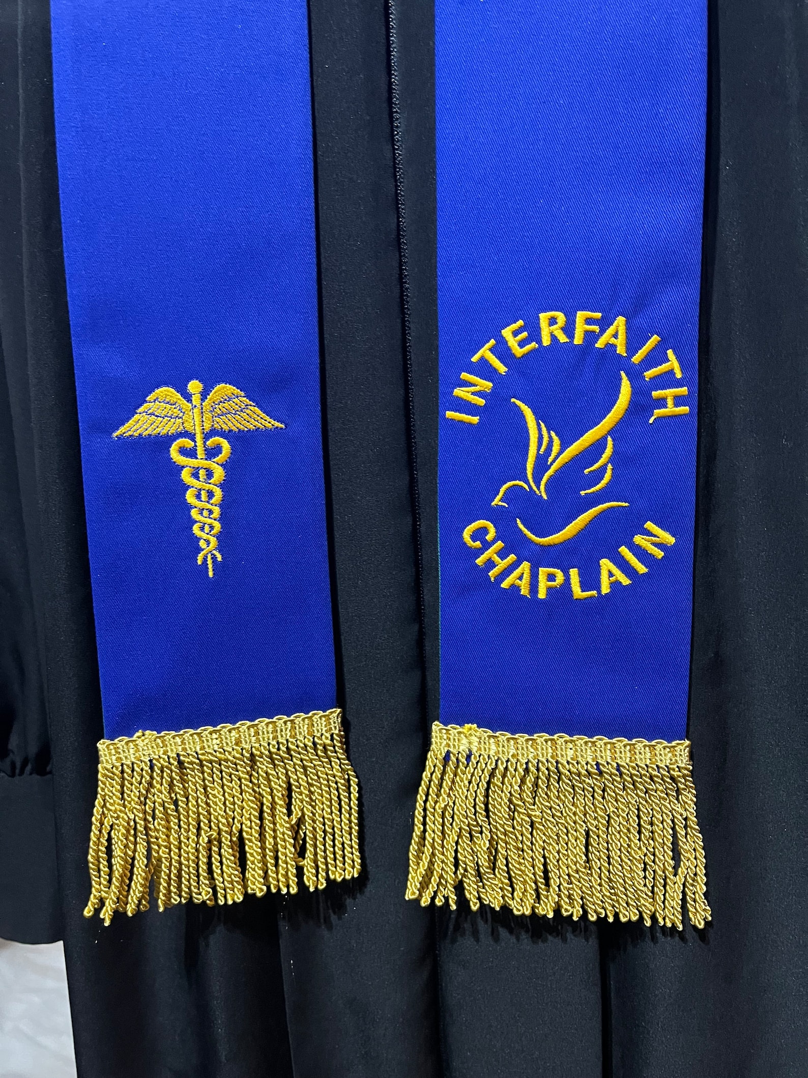 Handmade Interfaith Chaplain Stole, Hospital Clergy Visitation Stole - Etsy