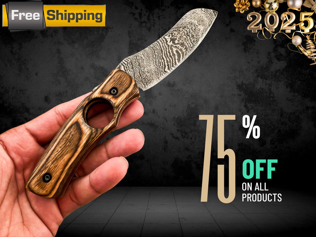 Fully Handmade Damascus Cigar Knife-custom CIGAR Cutter-cigar Tool With ...