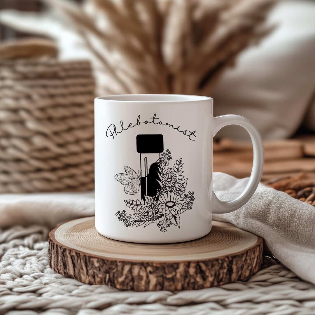 Phlebotomist Appreciation Mug Cute Lab Tech Gift Mug Phlebotomy Tech ...