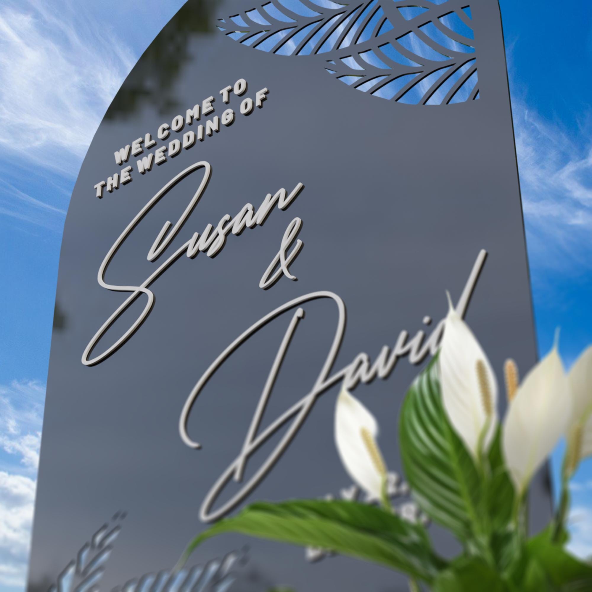 Custom Laser Cut Wedding Sign, Welcome Wedding Sign, Acrylic Reception ...