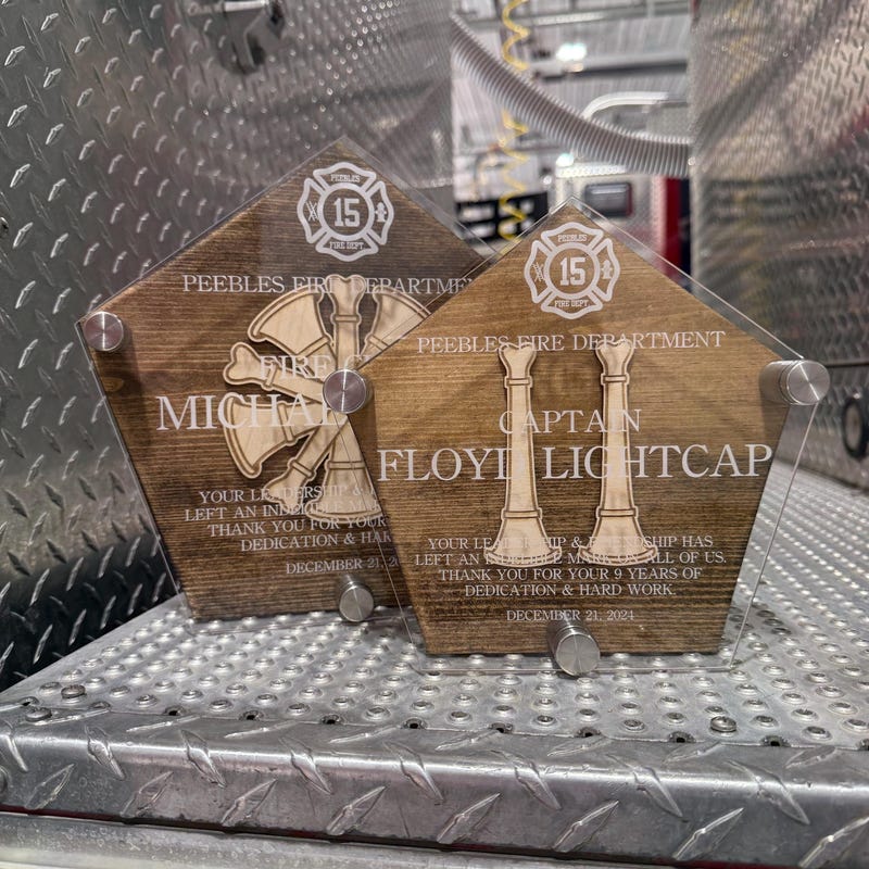 Firefighter Plaque - Etsy