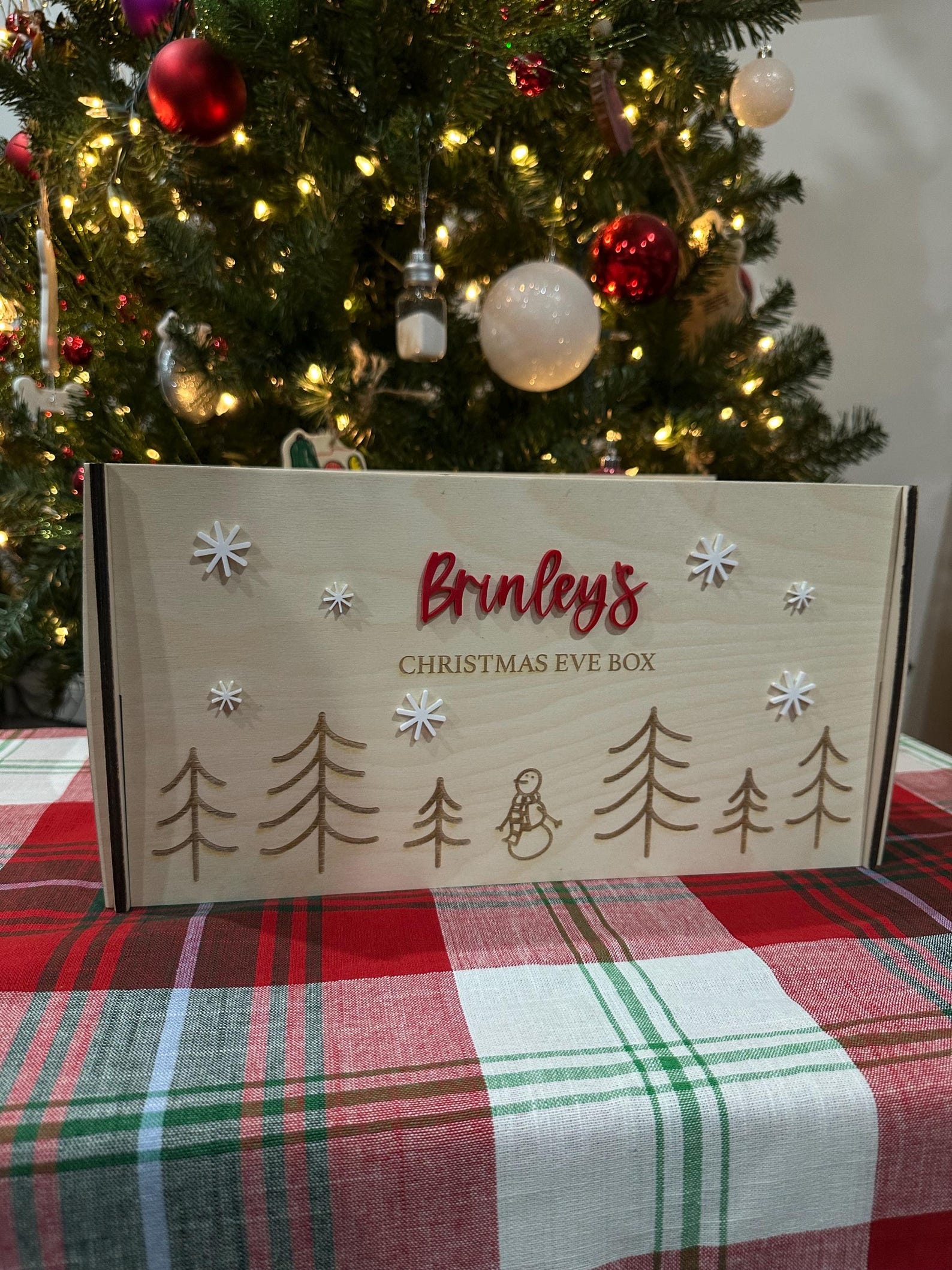 Christmas Eve Crate • Christmas Stocking Alternative • Wooden Christmas ...