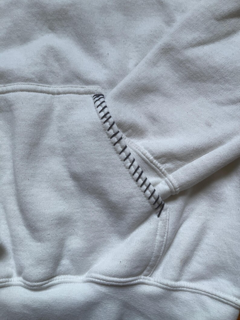 Hand Stitched Bow Patchwork Hoodie - Etsy