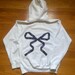 Hand Stitched Bow Patchwork Hoodie - Etsy