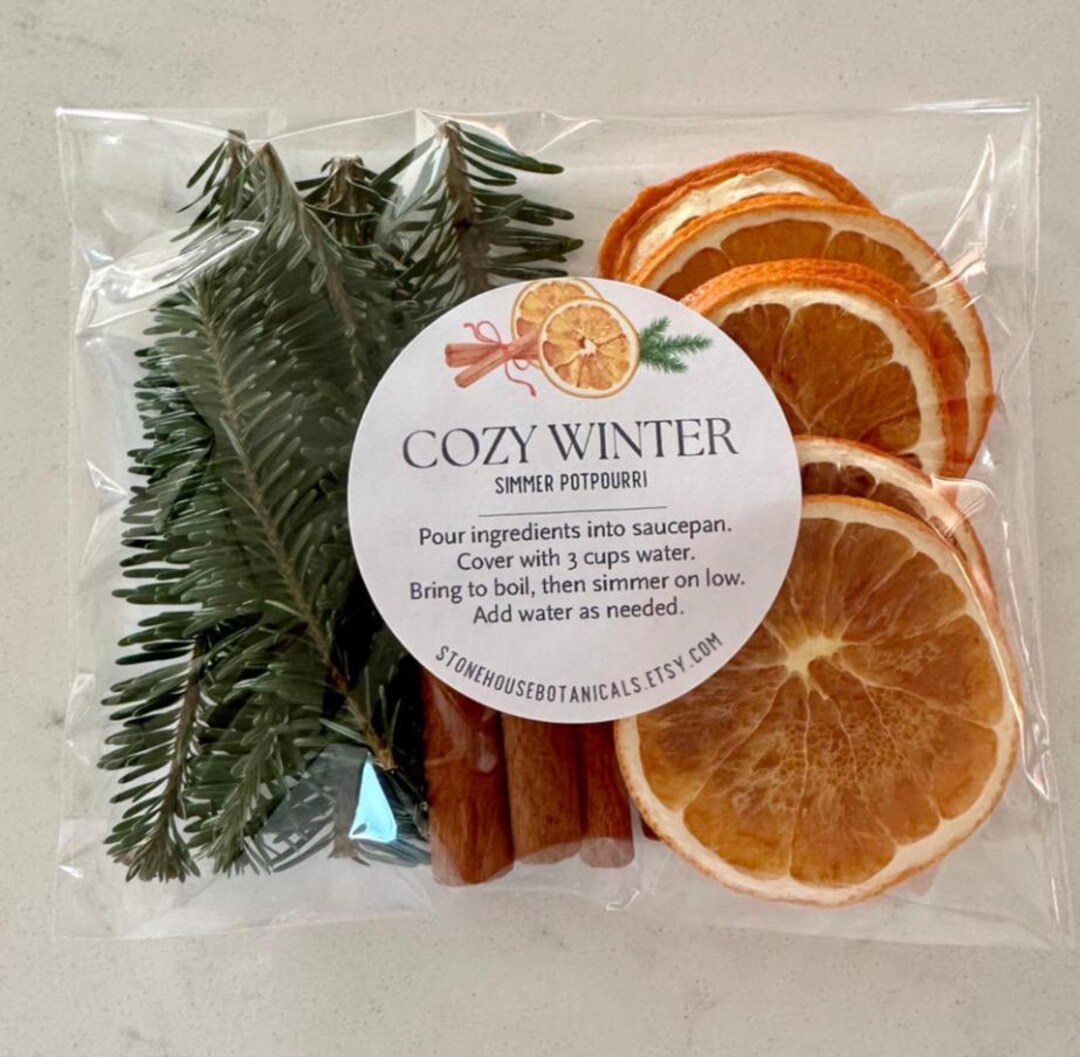 DIY ‘cozy Winter’ Simmer Potpourri Kit: 10 Cozy Scented Bags - Etsy