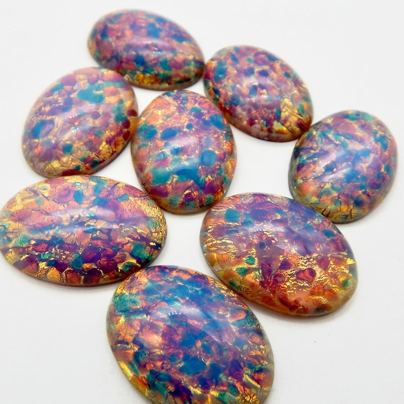 Harlequin Glass Brooch - Etsy