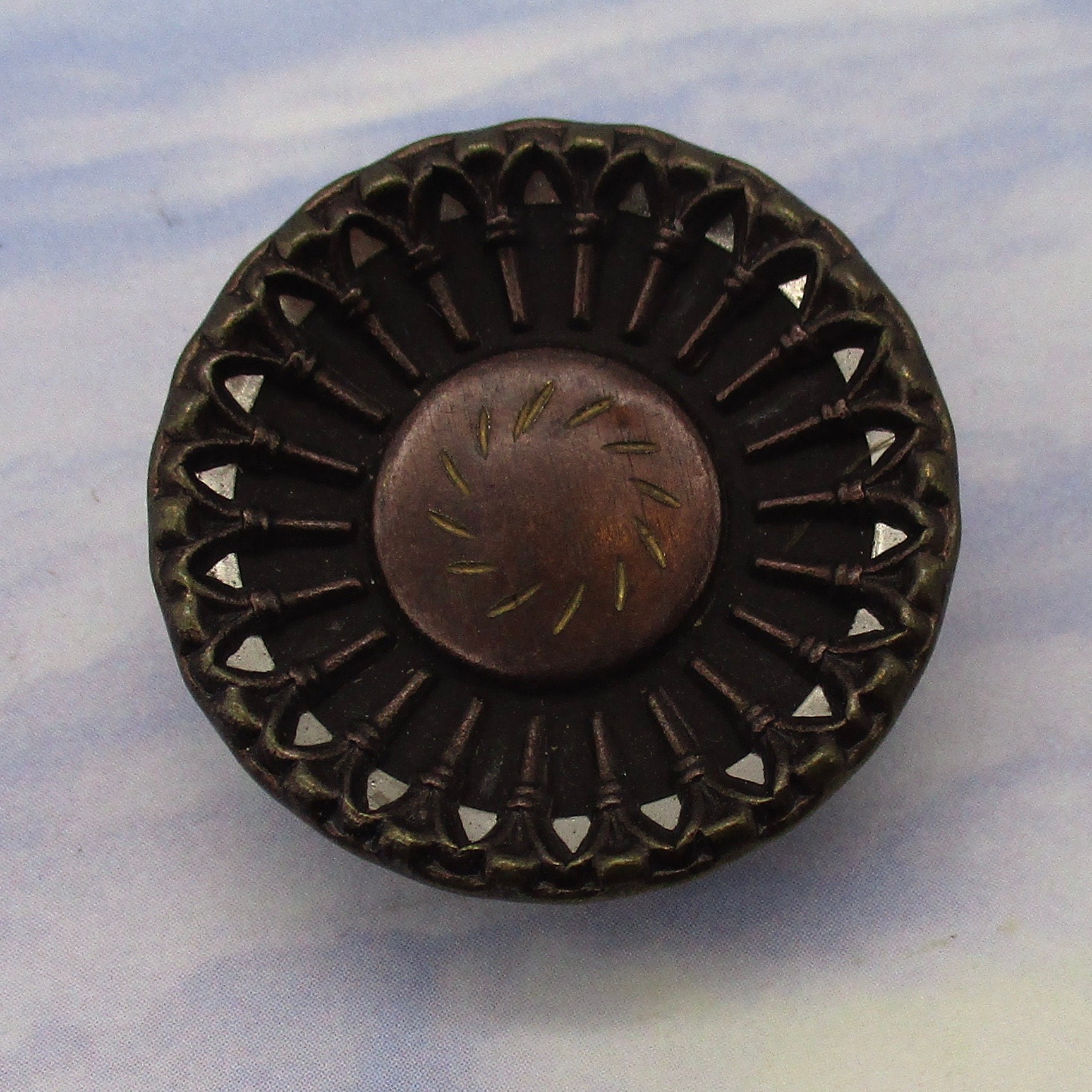 Antique Victorian Button 1 1/8 Inch Ornate Twinkle Button V-27 - Etsy