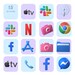 45 Blue & Purple 3D Icon Set | Modern 3D Illustrations for Websites ...