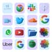 45 Blue & Purple 3D Icon Set | Modern 3D Illustrations for Websites ...