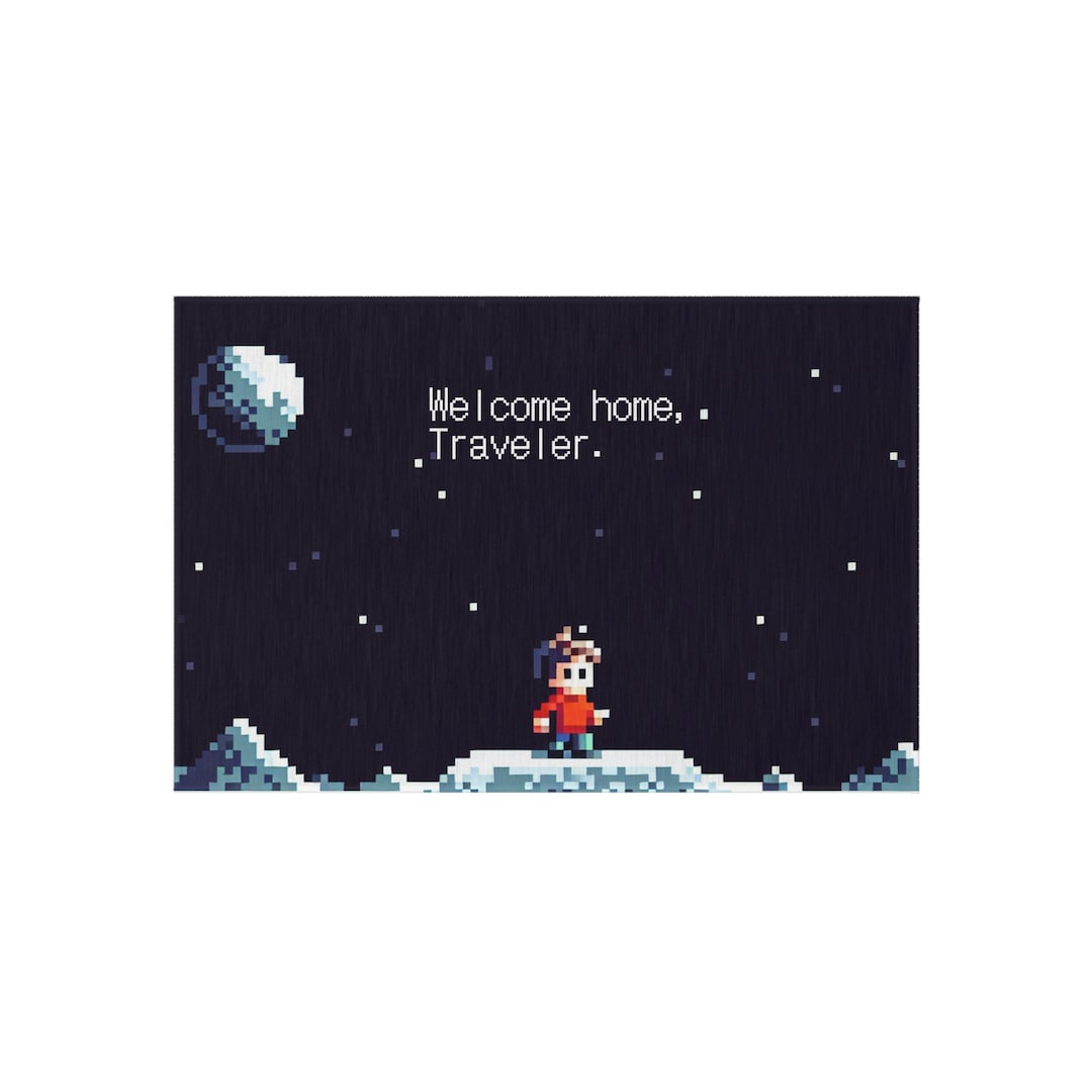 Welcome Home Traveler Outdoor Rug Entryway Decor, Outdoor Welcome Mat ...