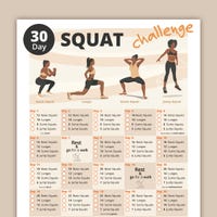 30-day Leg Lifts Challenge: Printable PDF Workout Plan for Toned Legs ...