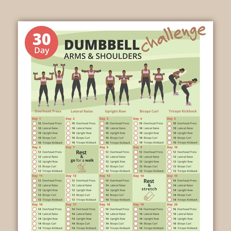 Home Hand Weight Workout - Etsy UK