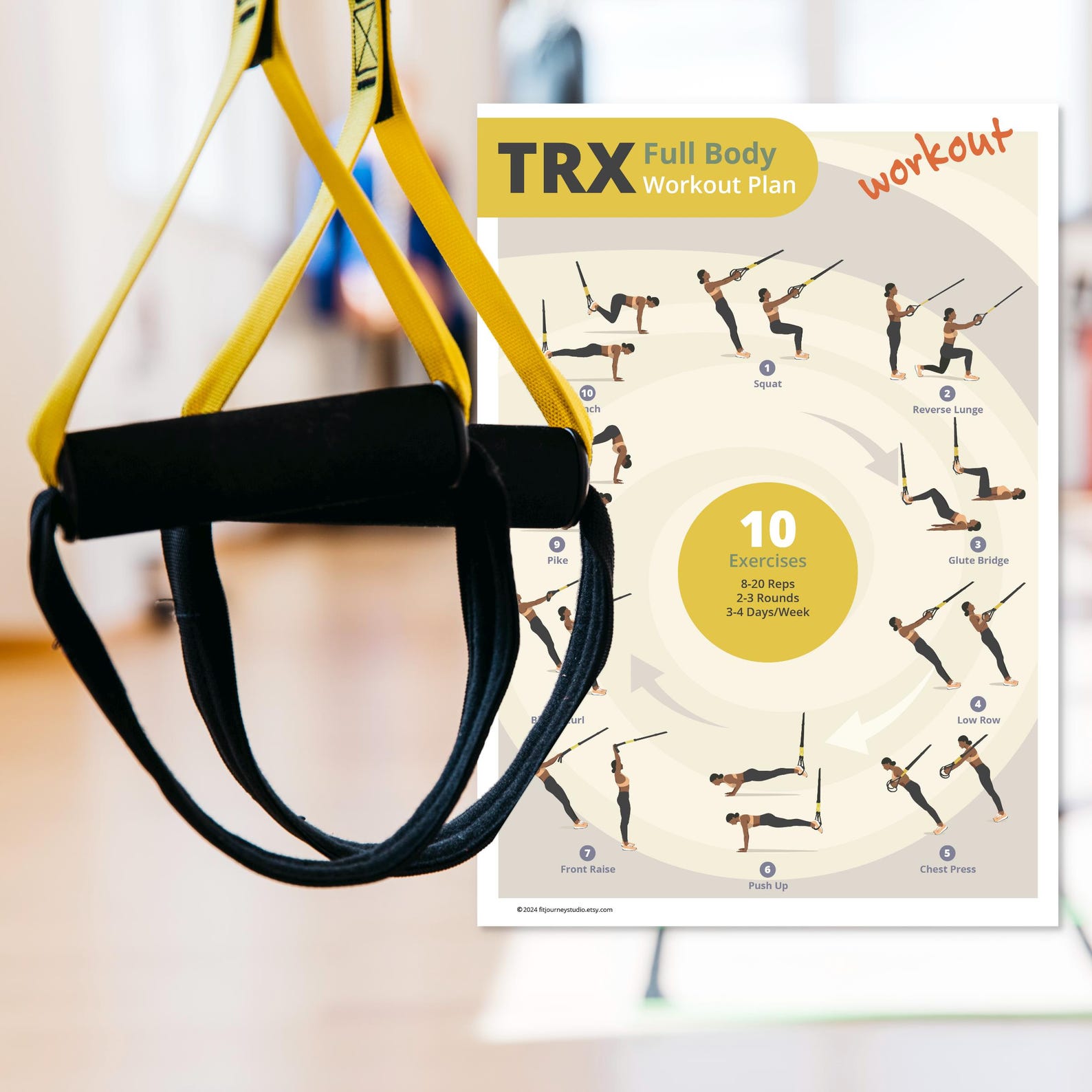 TRX Full Body Workout Plan | Strengthen Legs, Arms & Core | Fitness ...