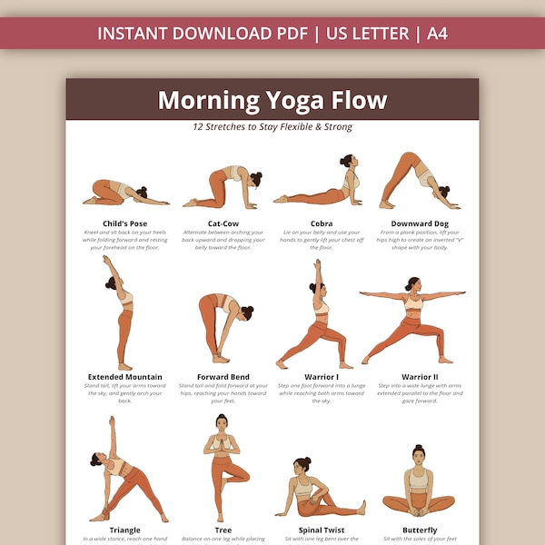 Morning Stretches Poster - Etsy